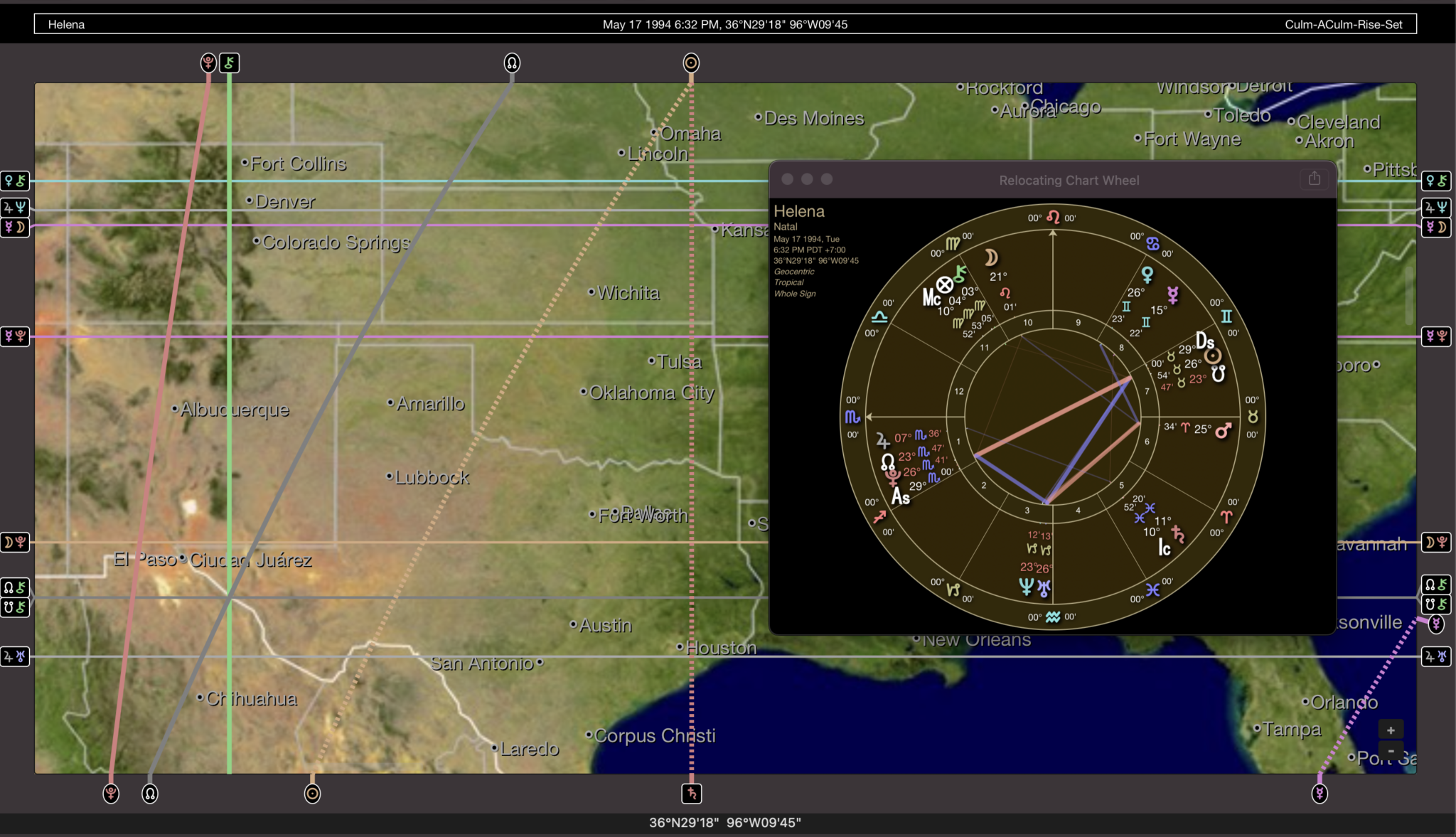 Astro Gold Best Astrocartography Software For Mac Helena Woods